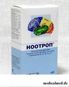 Die Tabletten Nootrop - die Instruktion, den Bestand, die Rezensionen